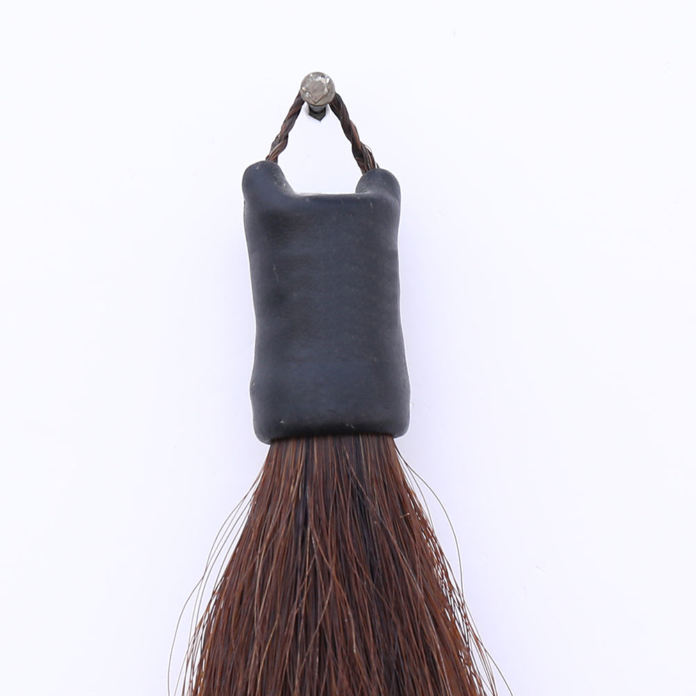 Y.J TAILS Mid Brown Rubber Top Blunt Bottom Horse Tail Extension 28"-3